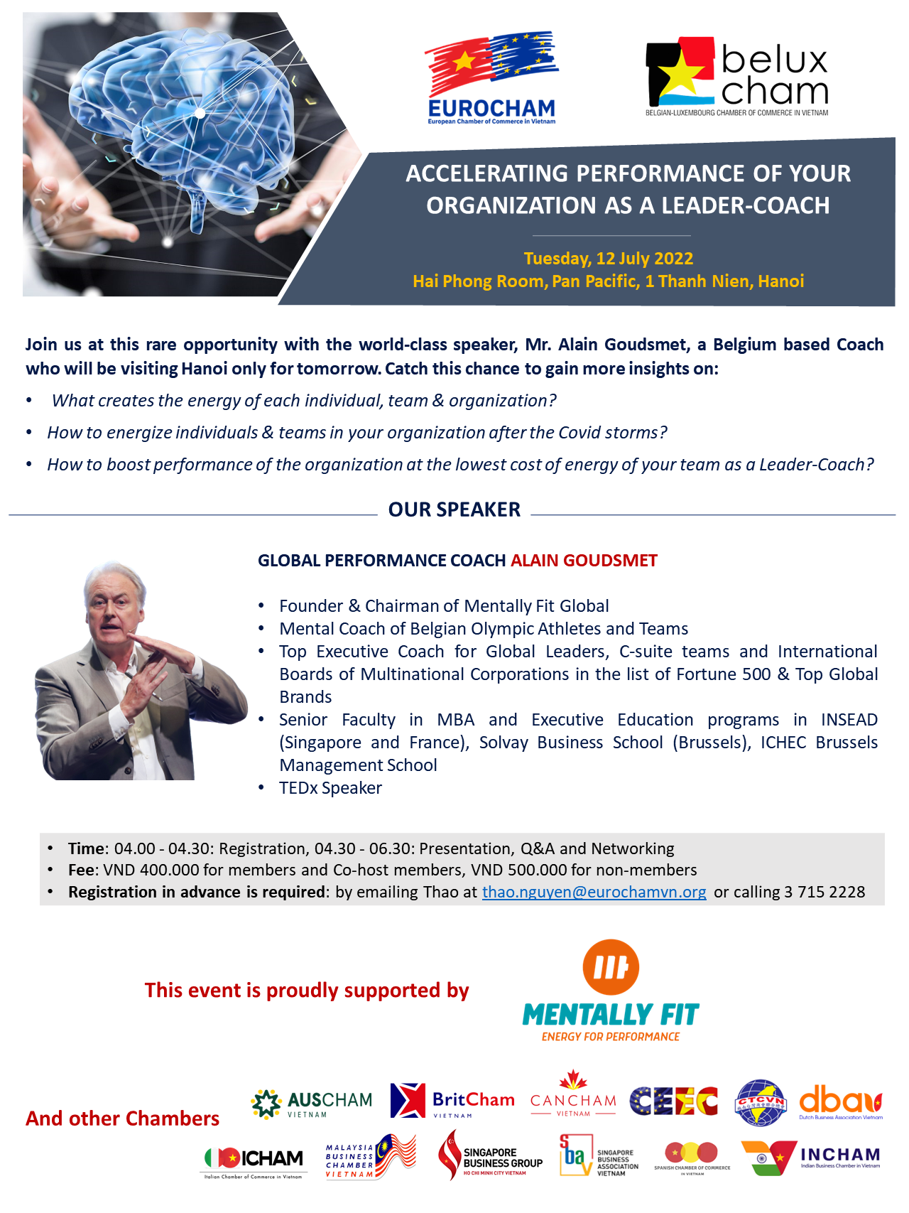 Alain Goudsmet - “Accelerating performance of your organization as a ...