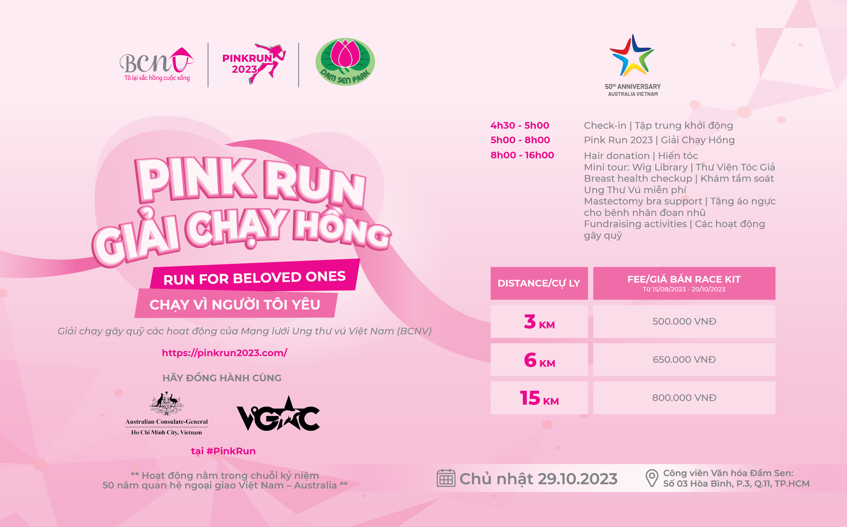 Pink Run 2023 | AusCham Vietnam