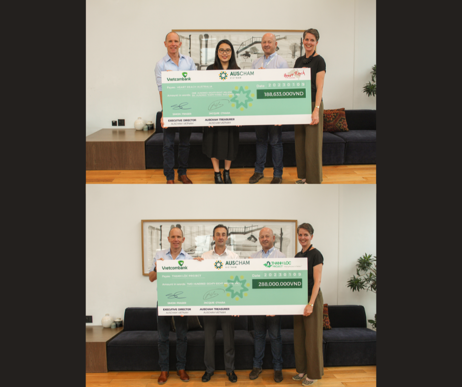 Heart Reach Australia & Thanh Loc Project AusCham Charity Ball Donation ...